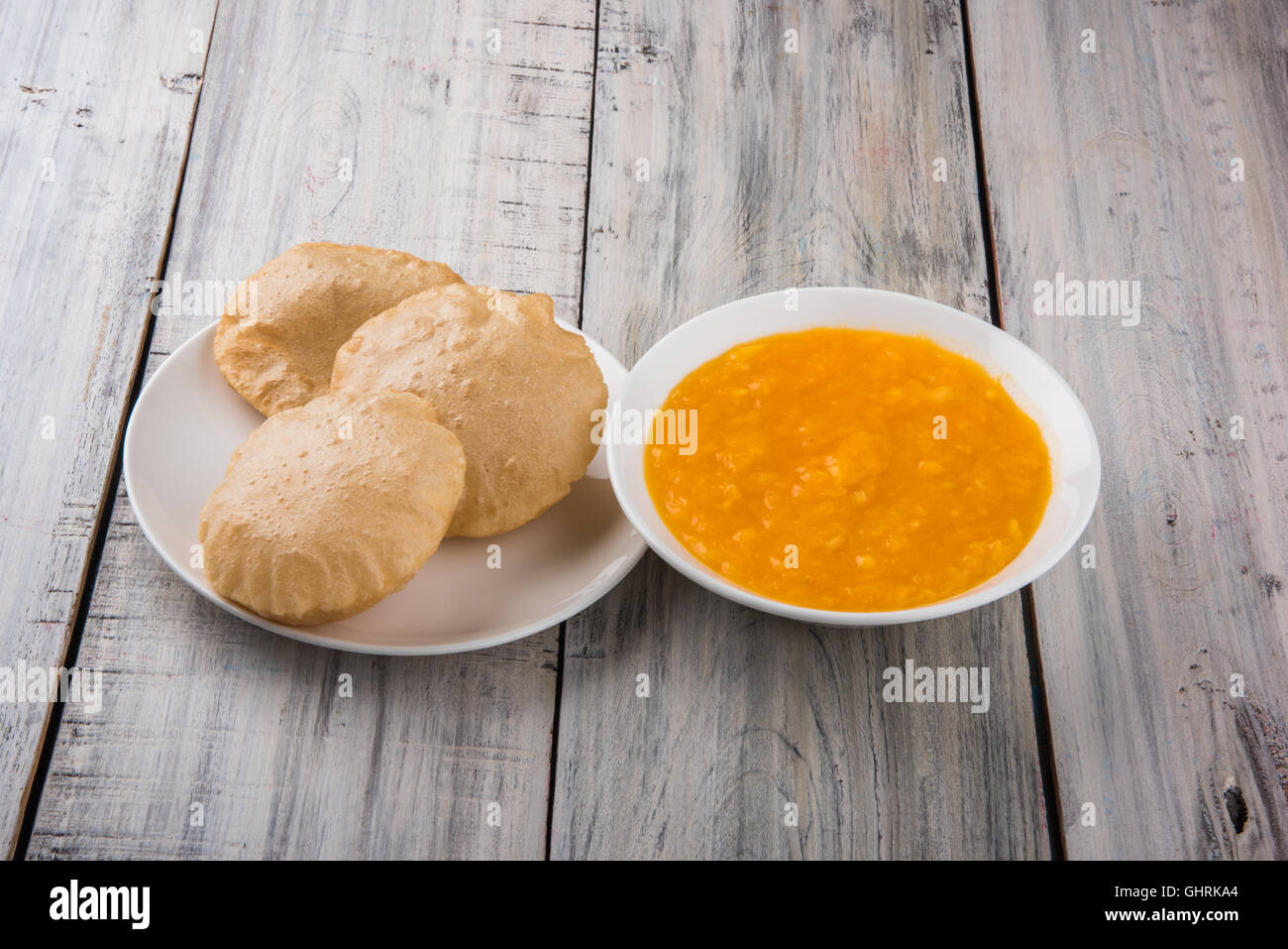 Aamras or Aam Ras Puri: Puri which is an indian fried small bread and ...