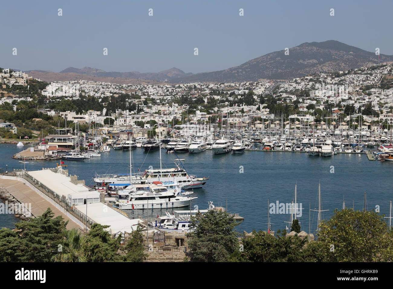 Bodrum Town in Mugla City, Aegean Turkey Stock Photo - Alamy