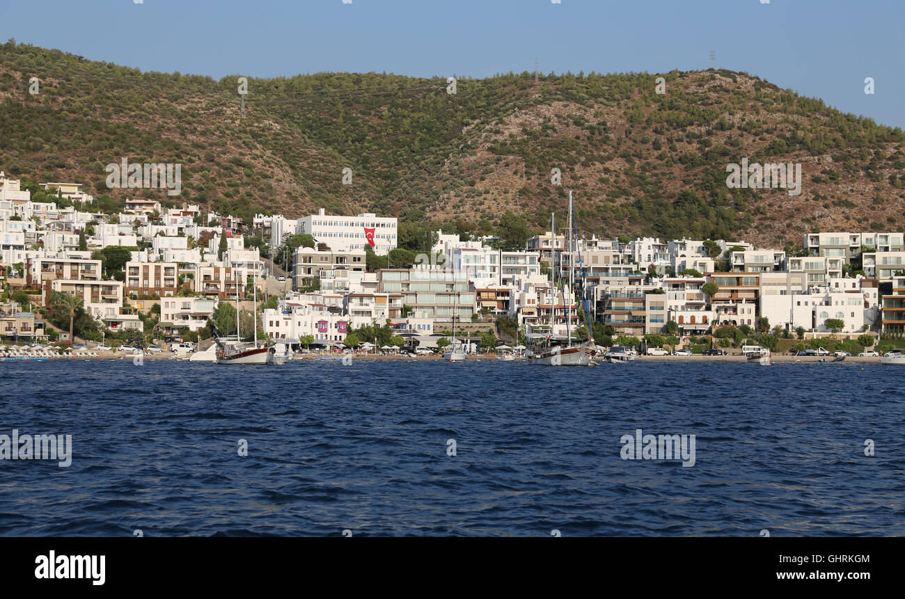 Bodrum Town in Mugla City, Aegean Turkey Stock Photo - Alamy