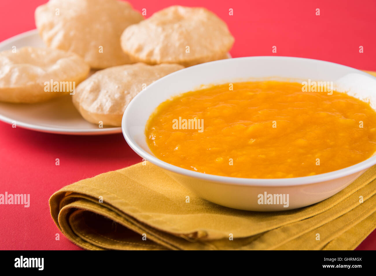 Aamras or Aam Ras Puri: Puri which is an indian fried small bread and ...