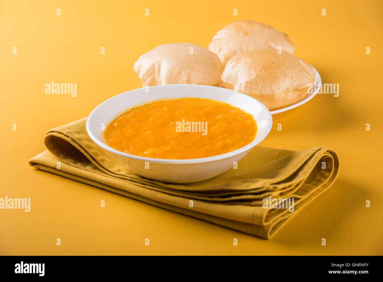 Aamras or Aam Ras Puri: Puri which is an indian fried small bread and ...