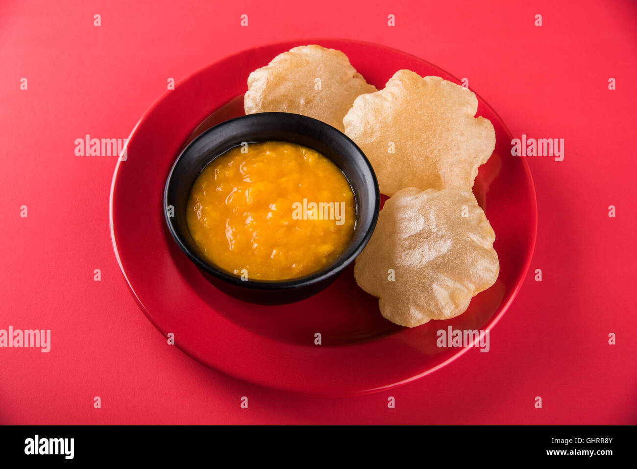 Aamras or Aam Ras Puri: Puri which is an indian fried small bread and ...