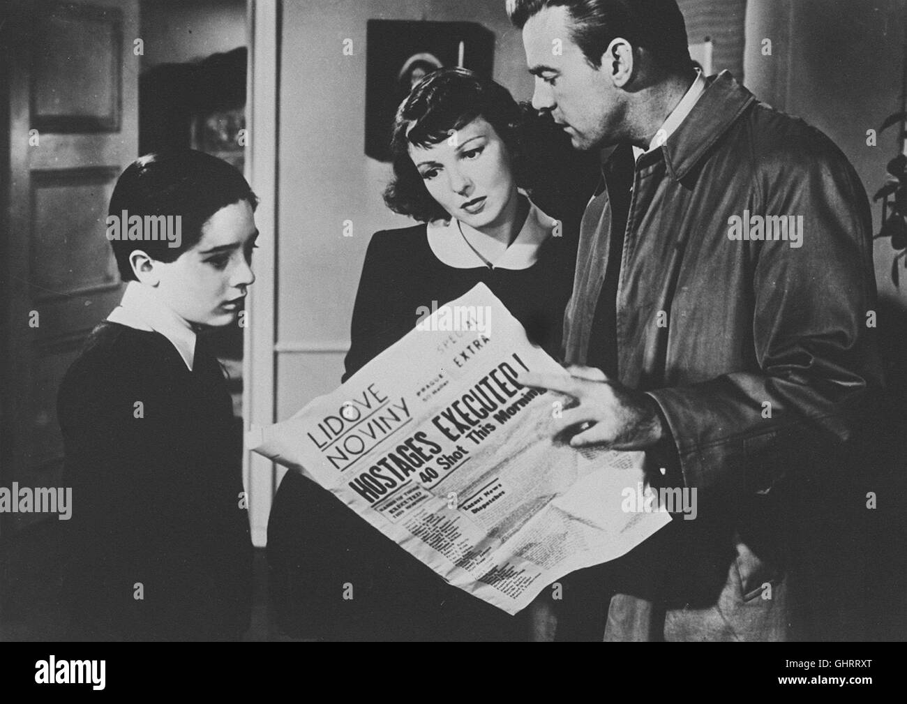 AUCH HENKER STERBEN- Nach dem Attentat auf Heydrich am 25. Mai 1942 ...