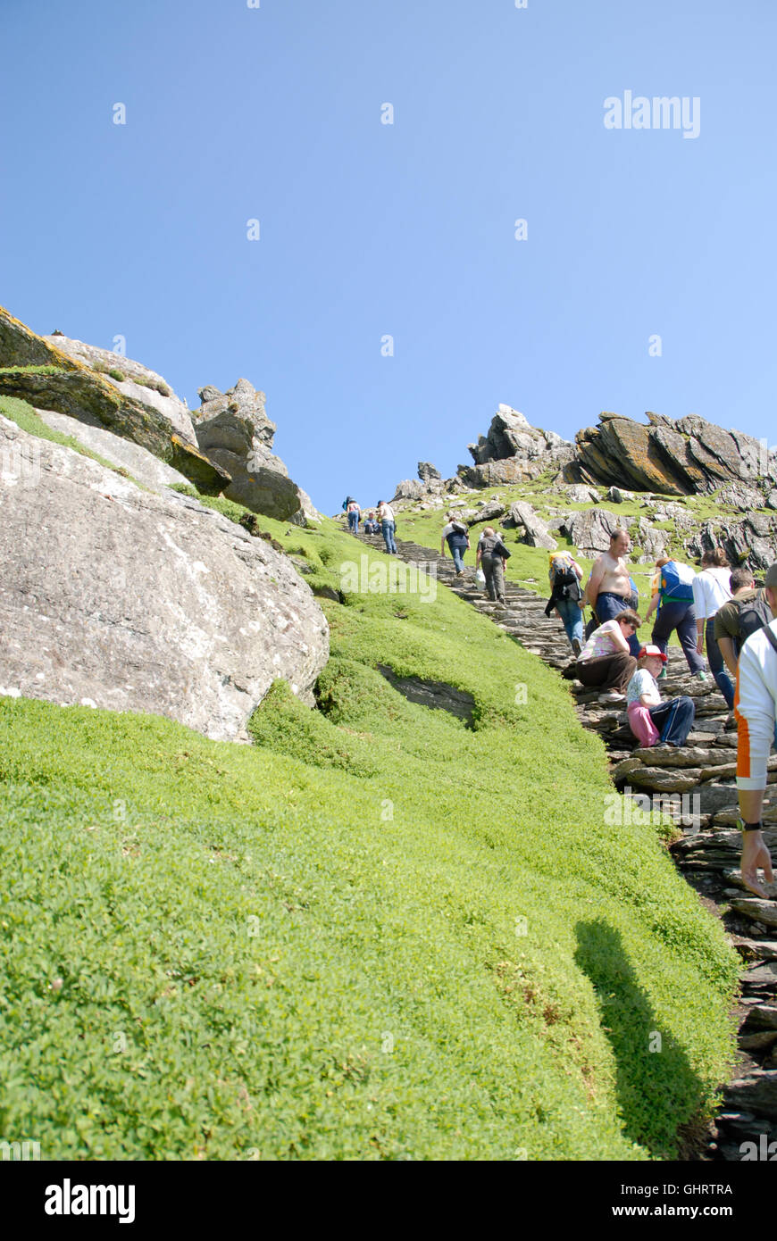 skellig michael ireland Stock Photo - Alamy
