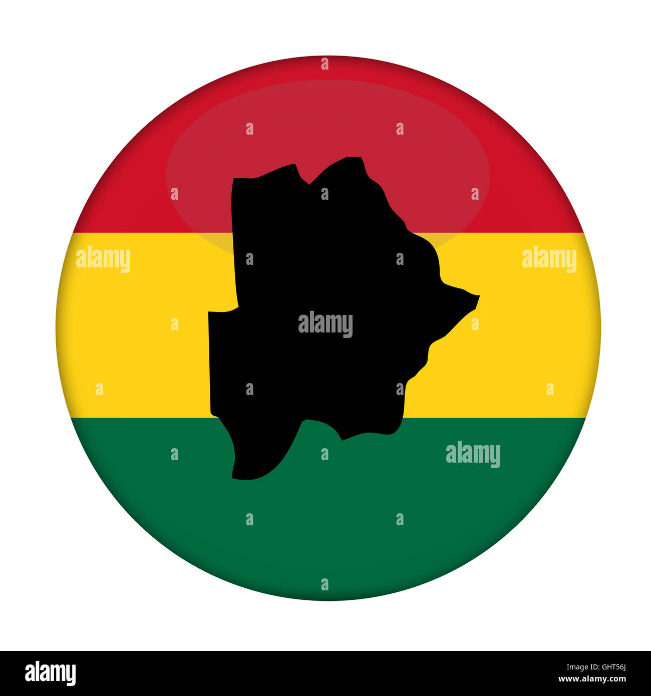 Botswana map hi-res stock photography and images - Alamy