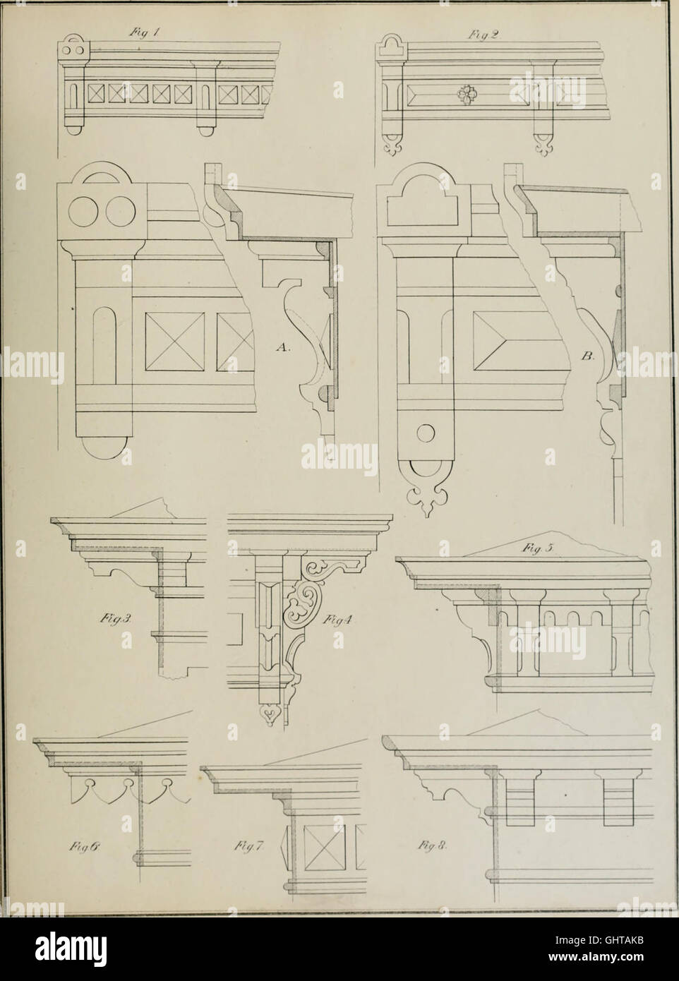This 1868 publication offers architectural designs for street-fronts ...