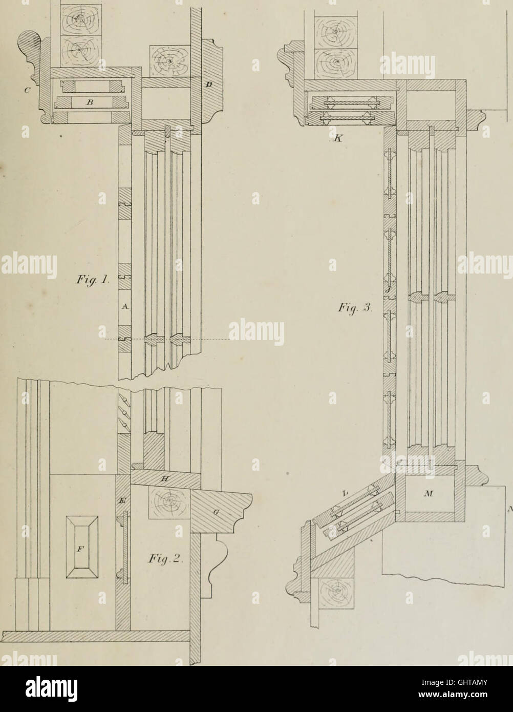 This 1868 architectural design work focuses on street front designs ...