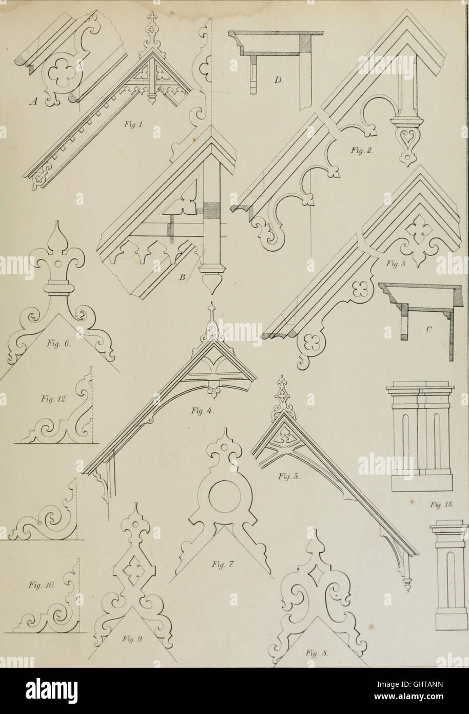 This 1868 architectural guide provides detailed designs for street ...