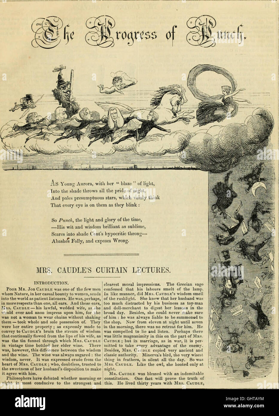 'Punch' (1841) was a British satirical magazine known for its humor ...