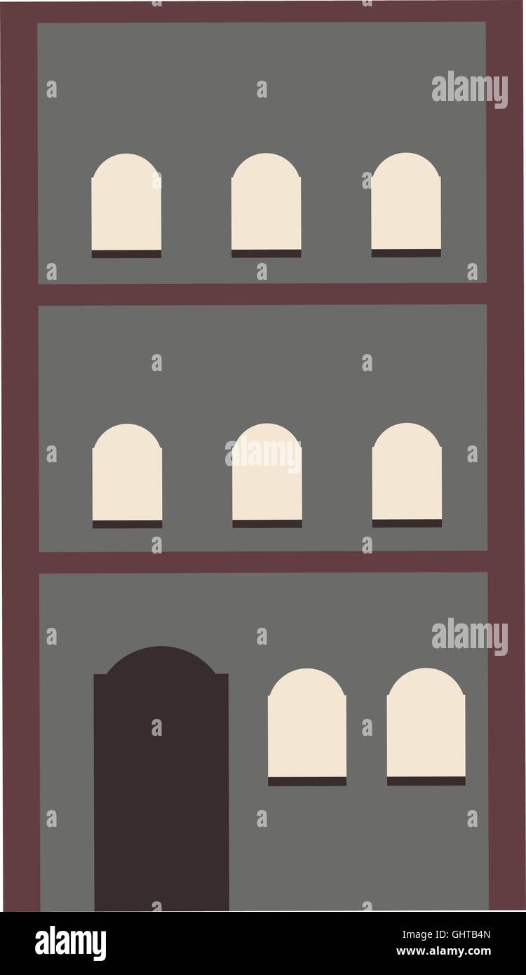 single building icon Stock Vector Image & Art - Alamy