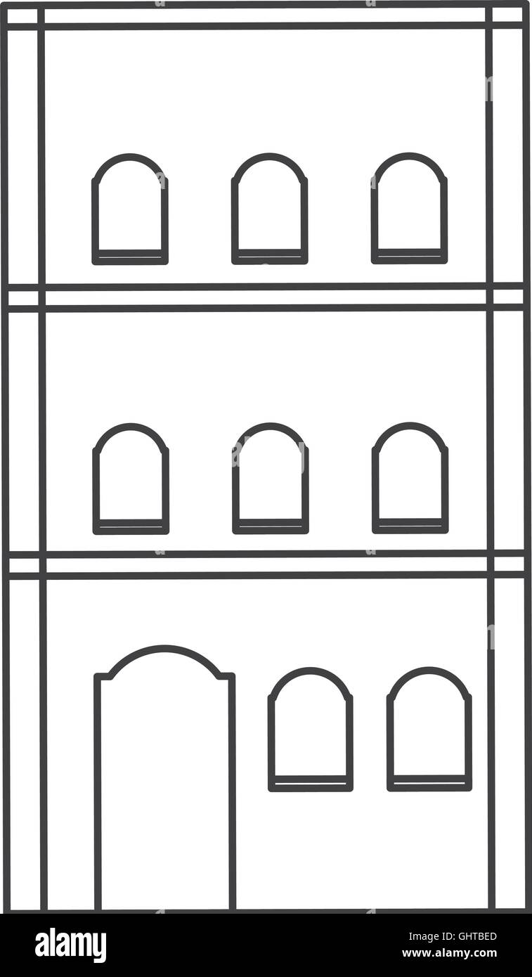 single building icon Stock Vector Image & Art - Alamy