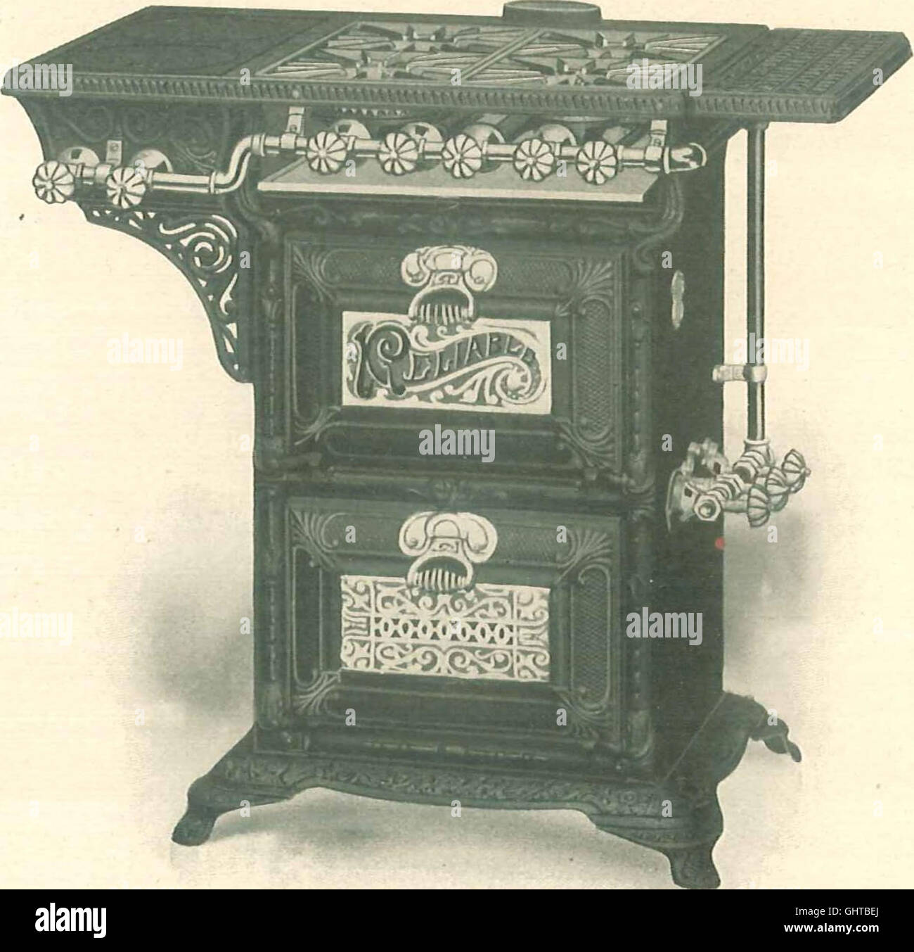 This 1905 guide discusses reliable gas stoves and ranges, focusing on ...