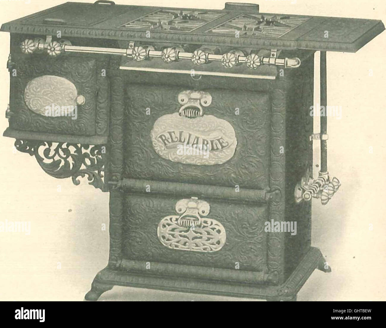This 1905 publication discusses various models of gas stoves and ranges ...