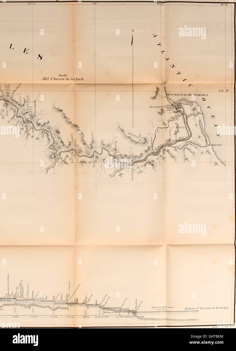 Interoceanic map hi-res stock photography and images - Alamy