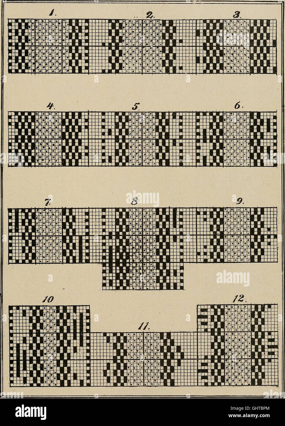 This 1898 revised edition of a textile design book provides a practical ...