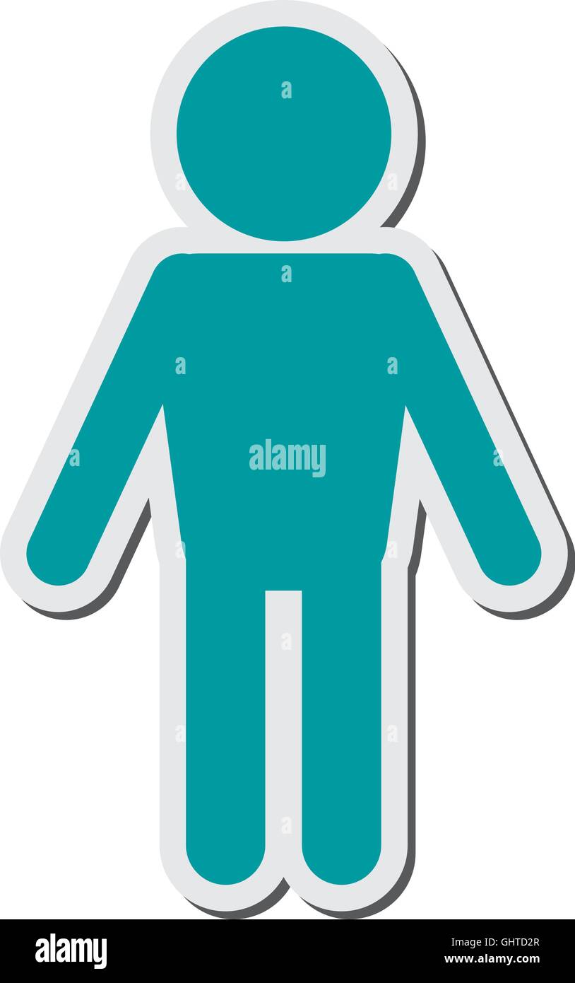 man pictogram icon Stock Vector Image & Art - Alamy