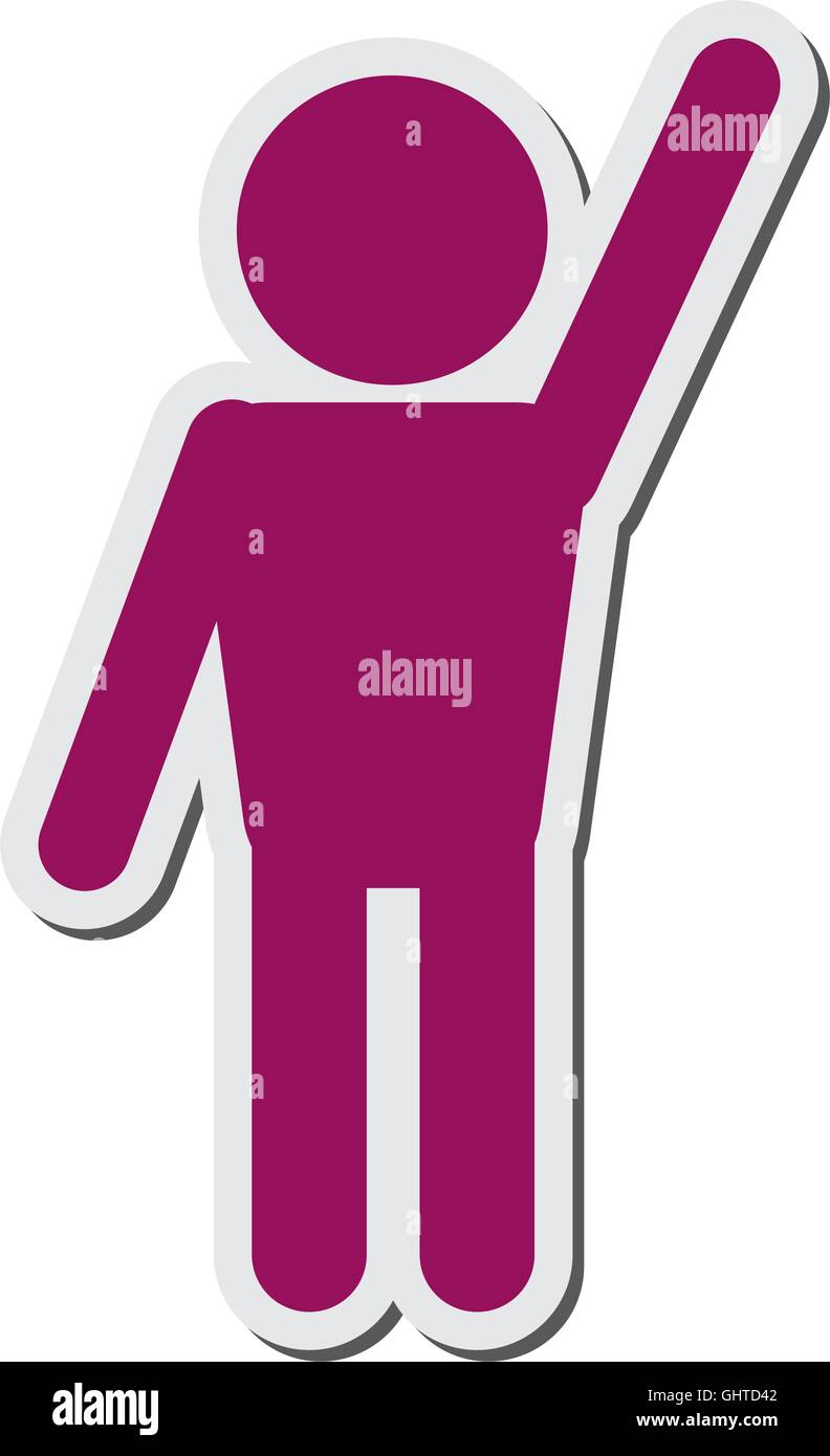 man pictogram icon Stock Vector Image & Art - Alamy