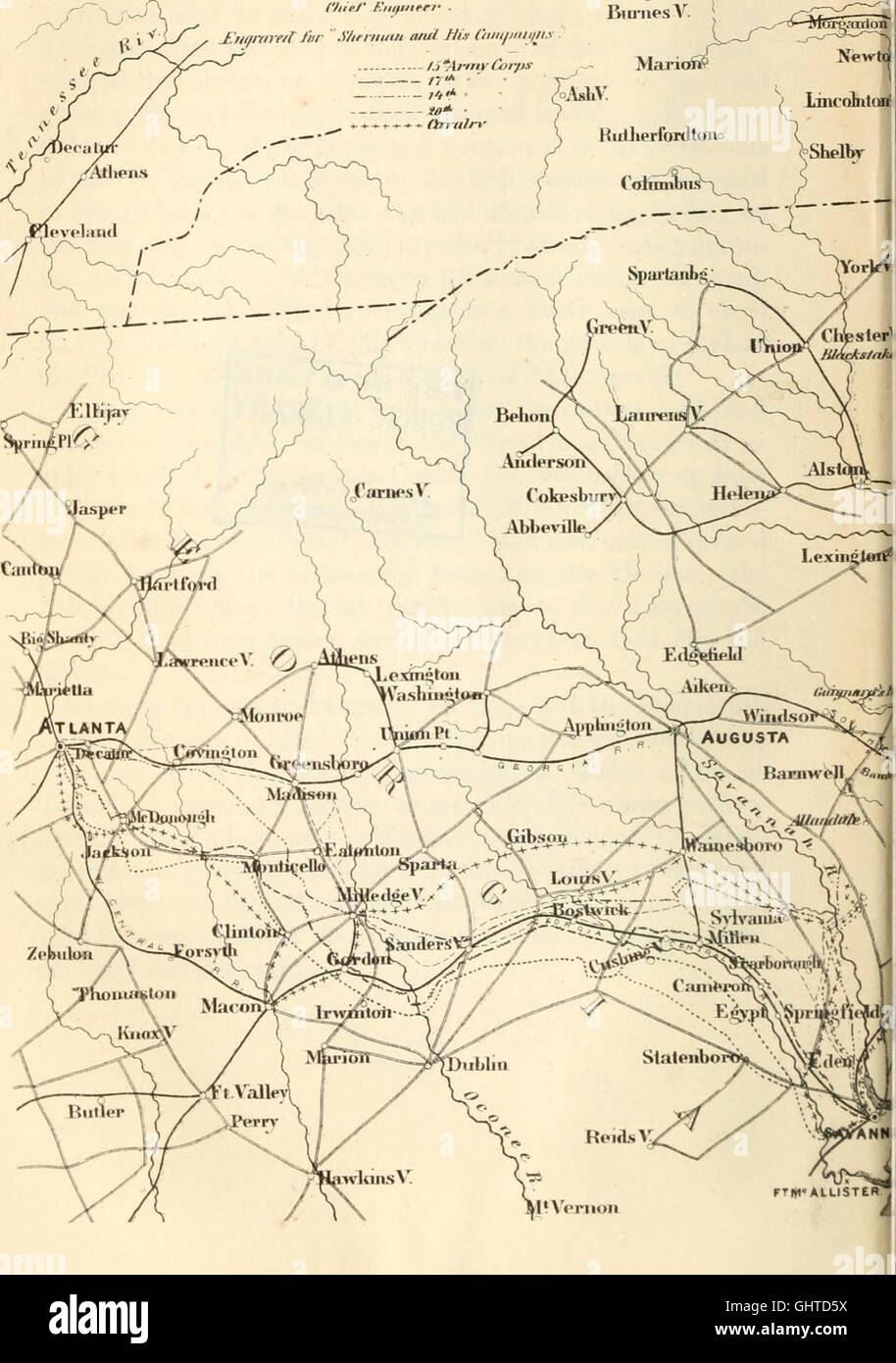This 1865 biography focuses on General William Tecumseh Sherman and his ...