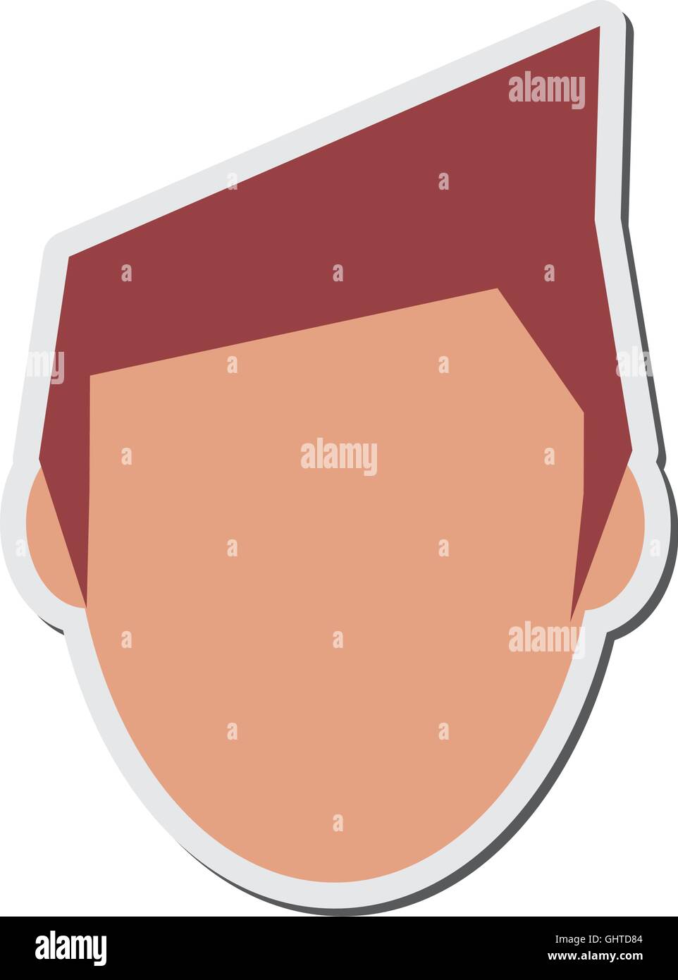 faceless man icon Stock Vector Image & Art - Alamy