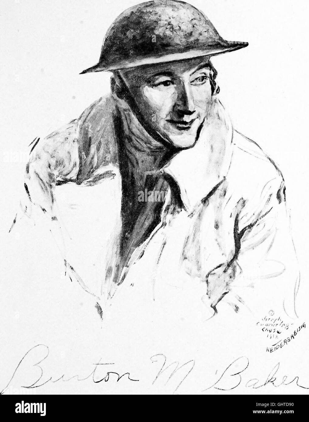This 1920 work features portraits and sketches of soldiers from the ...