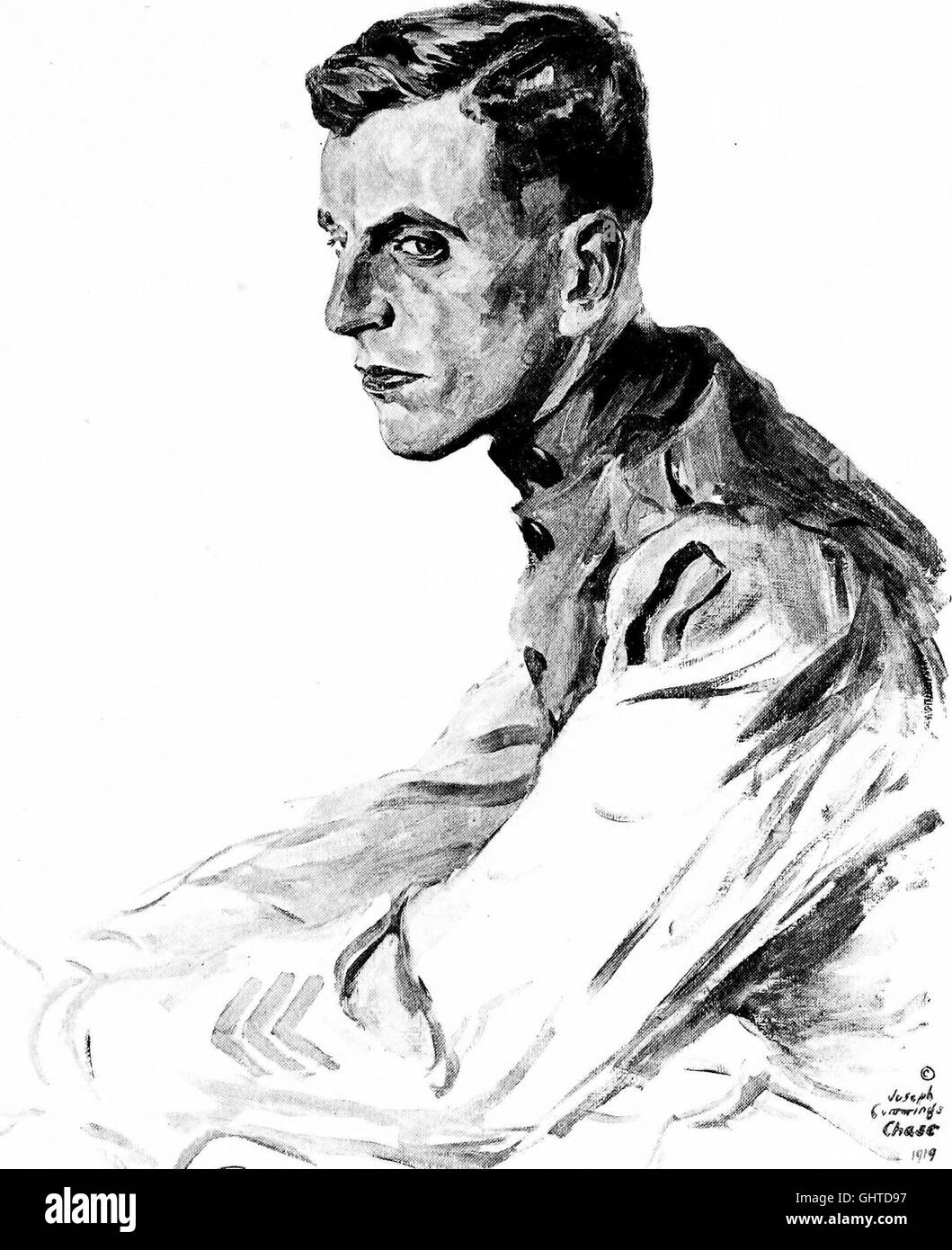 A 1920 publication featuring portraits and sketches of soldiers from ...