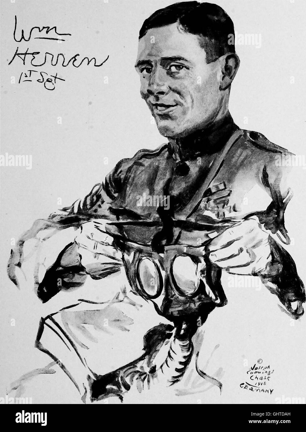 This 1920 publication features portraits and sketches of soldiers from ...
