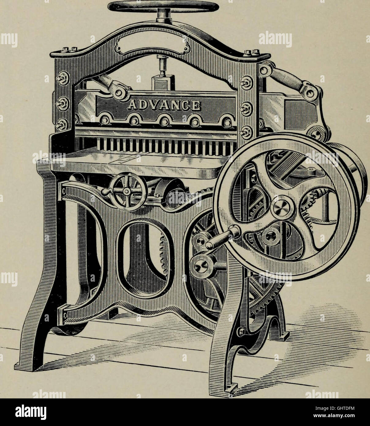 This 1897 catalogue showcases a range of printing materials, including ...