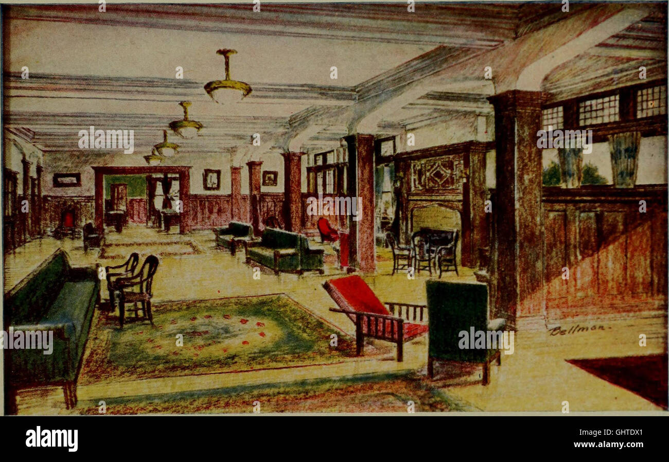 Student building at Ohio state university and Ohio union (1909 Stock ...