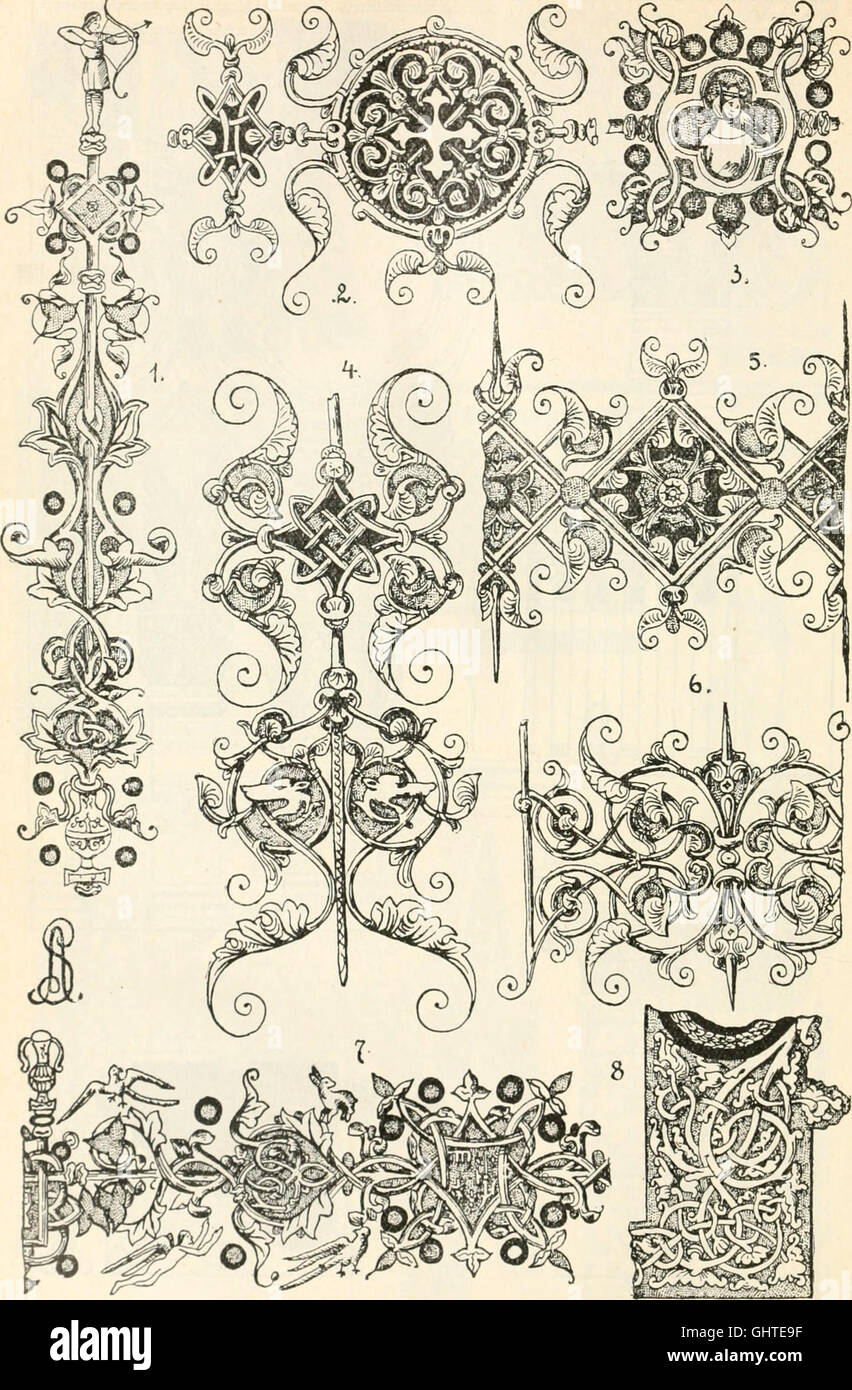 Styles of ornament, exhibited in designs, and arranged in historical ...