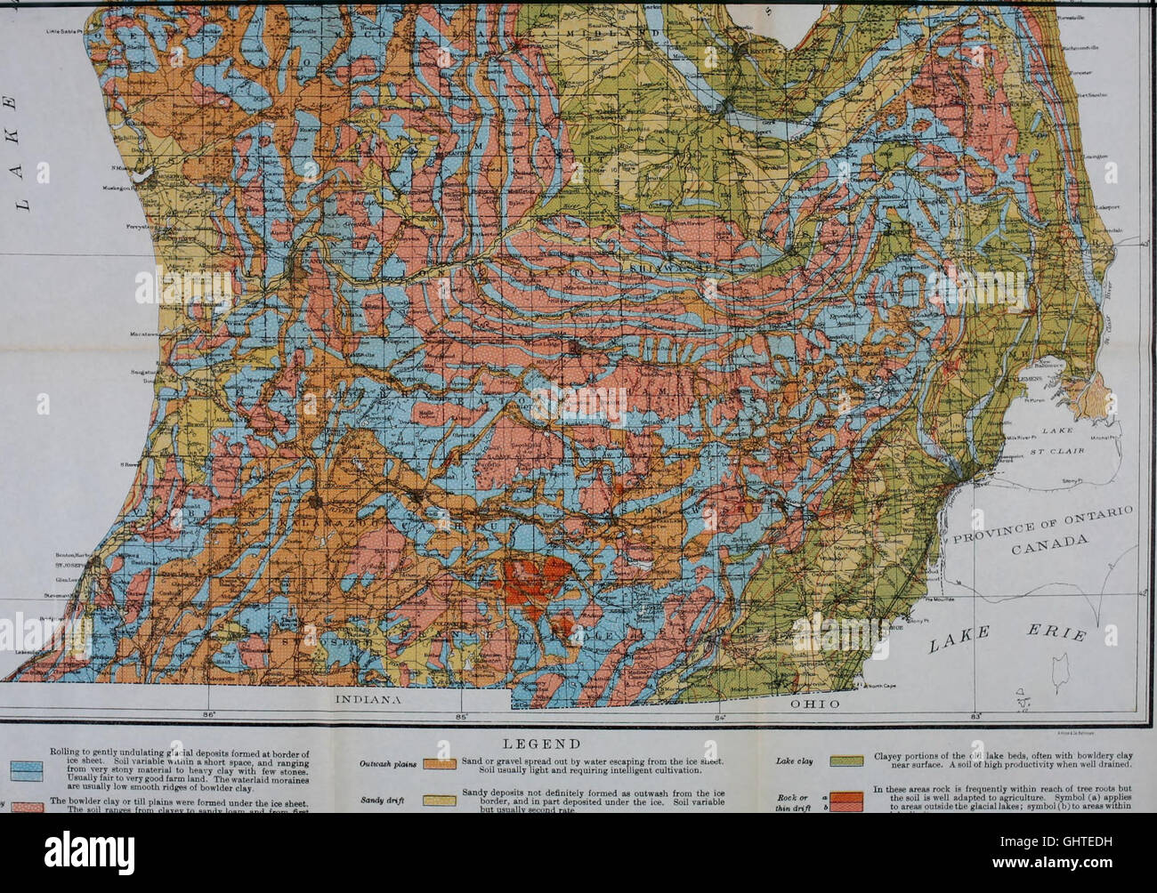 'Surface Geology and Agricultural Conditions of Michigan' (1917 ...