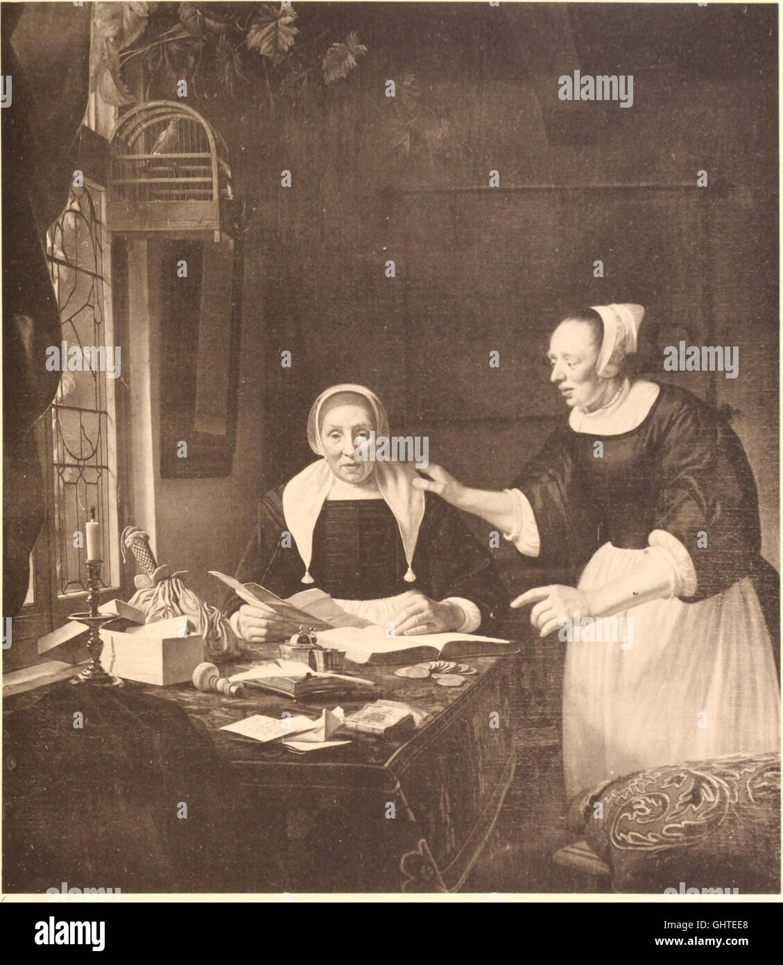 This 1900 work showcases a collection of historical paintings and depictions of antiquities ...