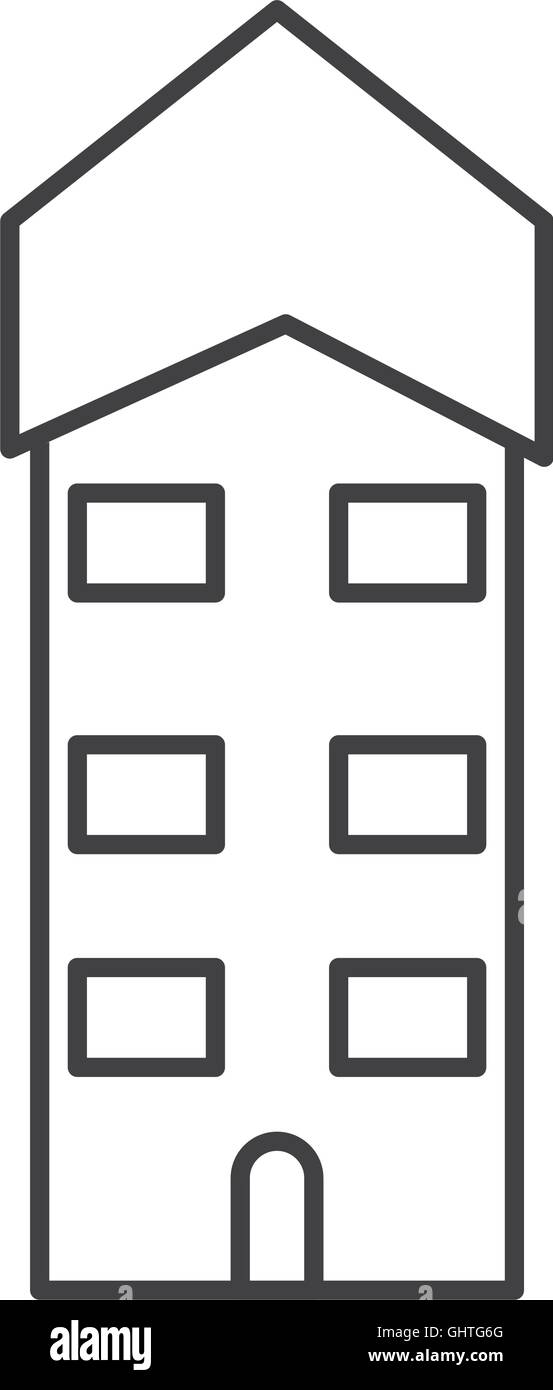 single building icon Stock Vector Image & Art - Alamy