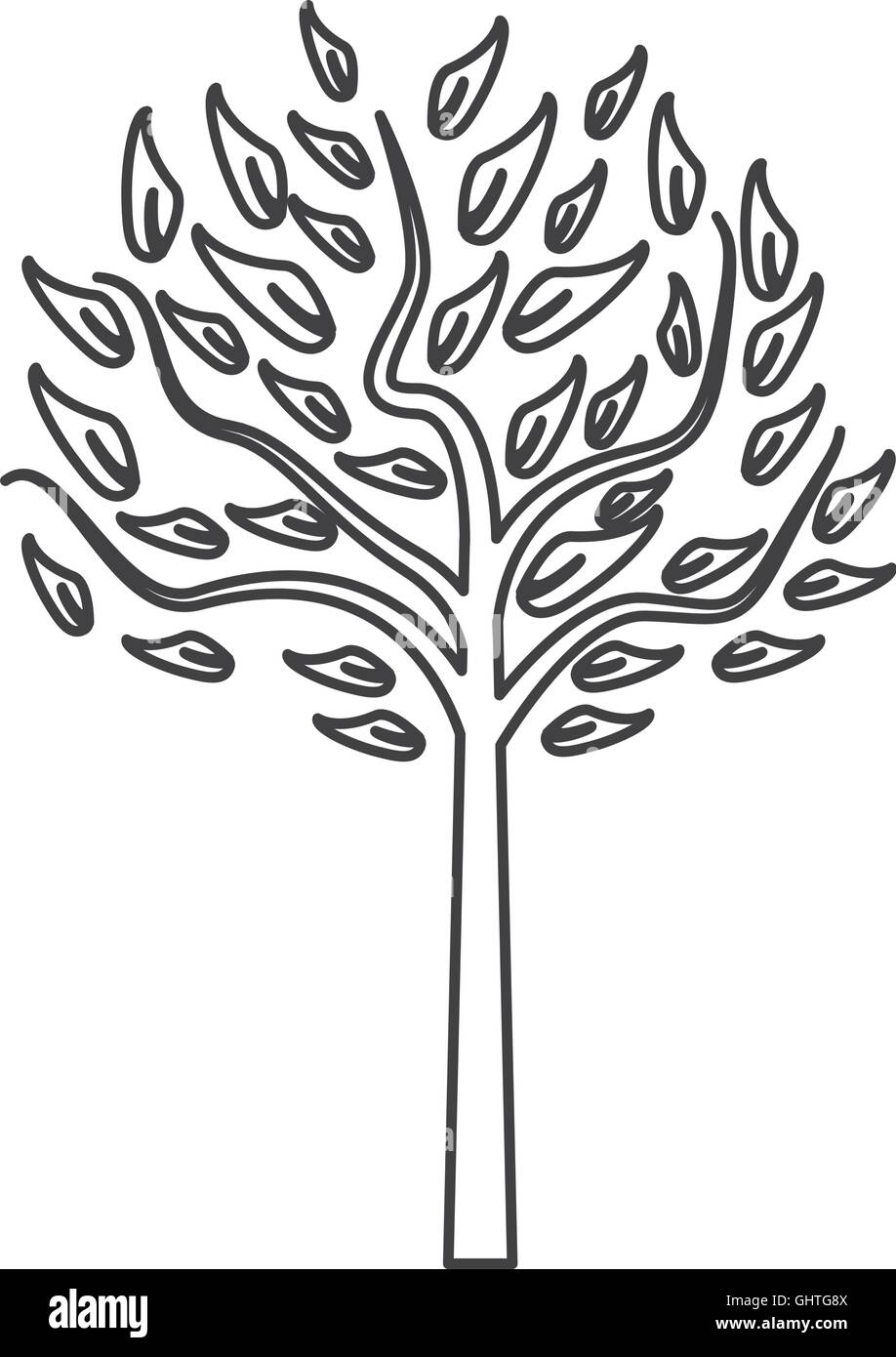 single Tree icon Stock Vector Image & Art - Alamy