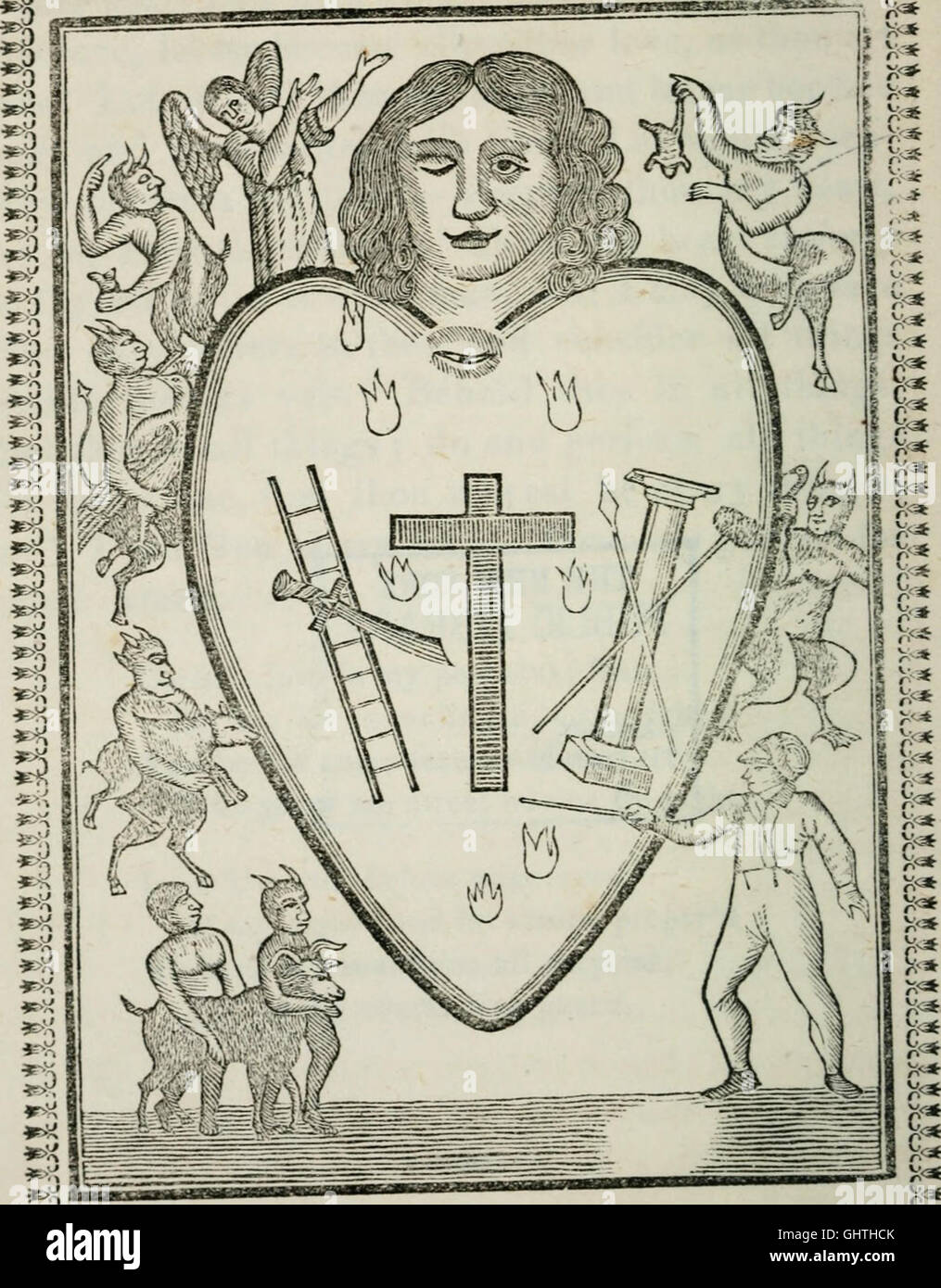 *The Heart of Man* (1851) presents ten symbolic figures illustrating ...