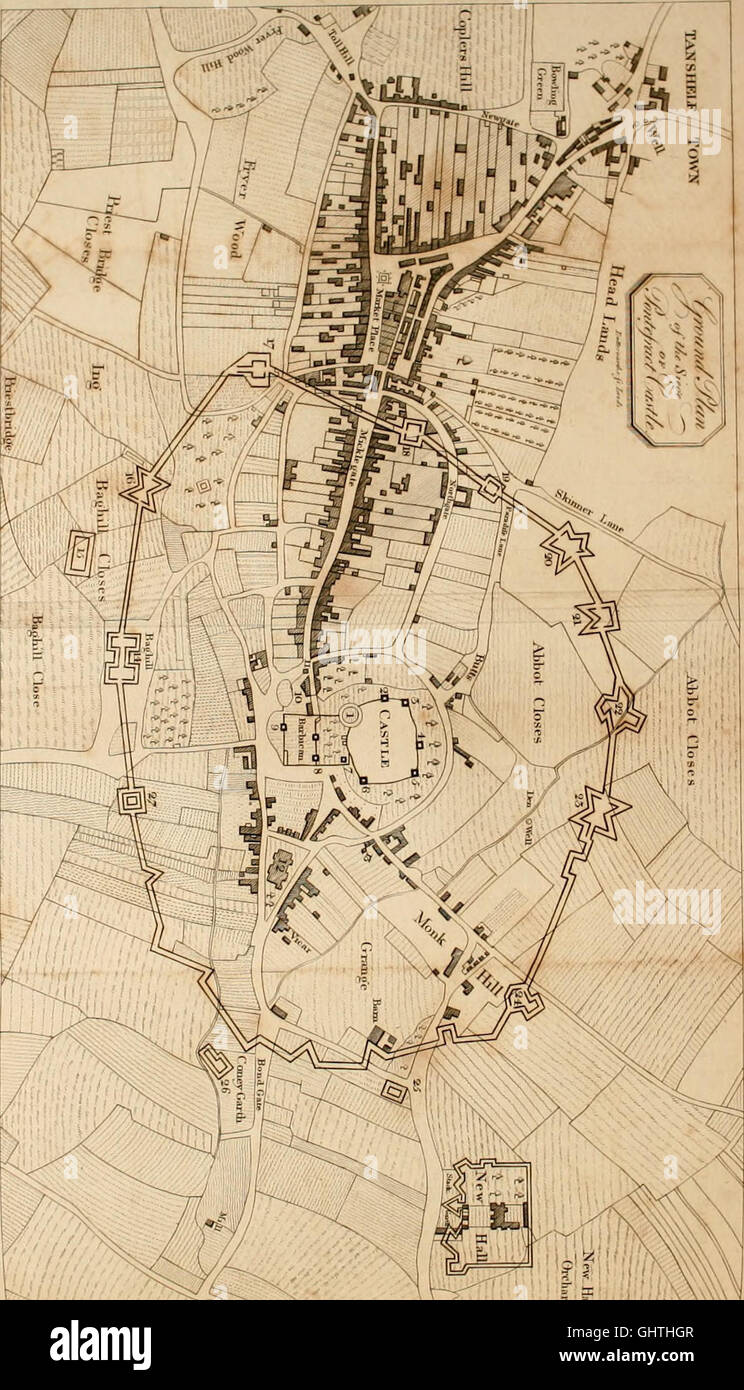 Pontefract Map High Resolution Stock Photography and Images - Alamy
