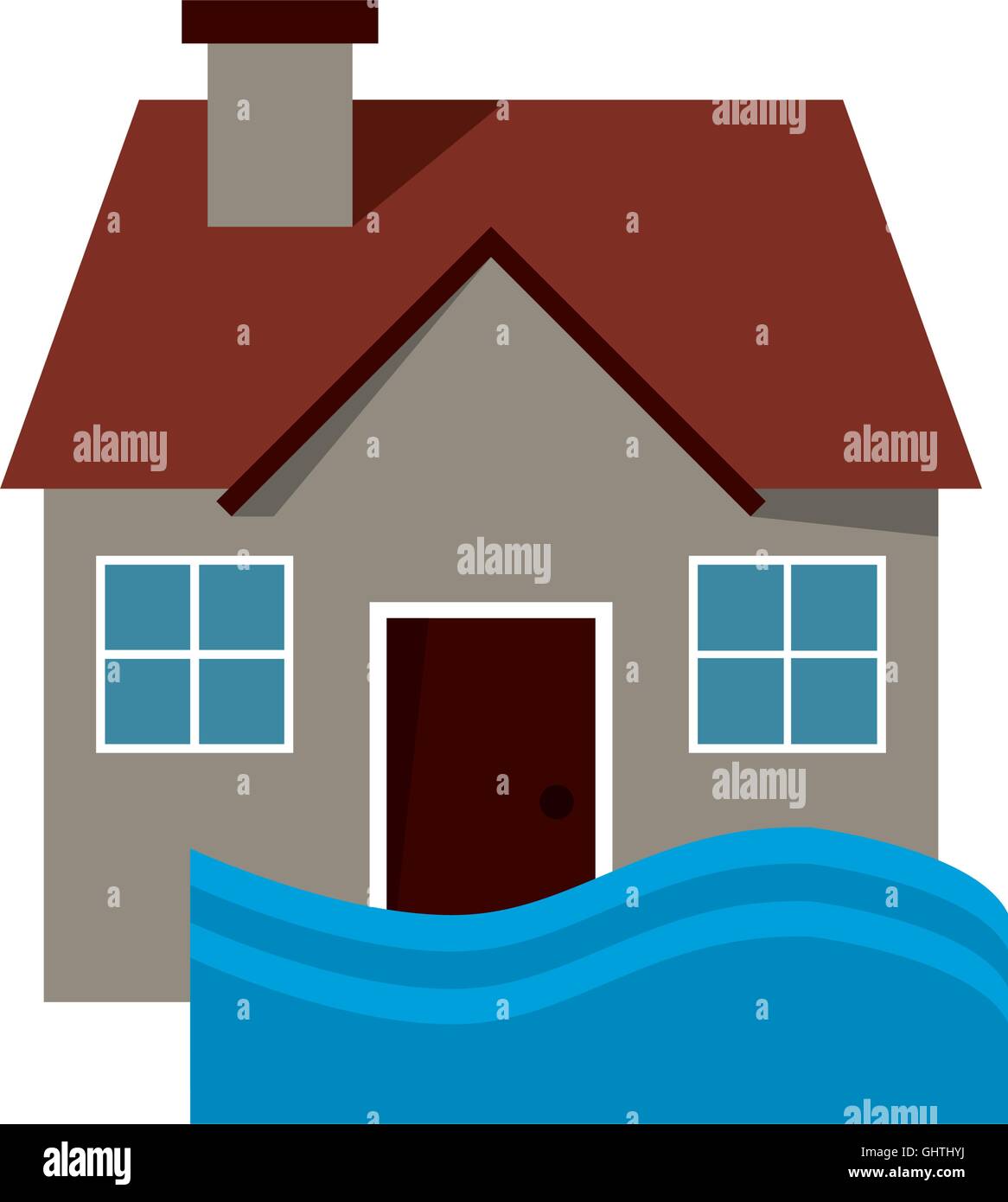 house flood icon Stock Vector Image & Art - Alamy