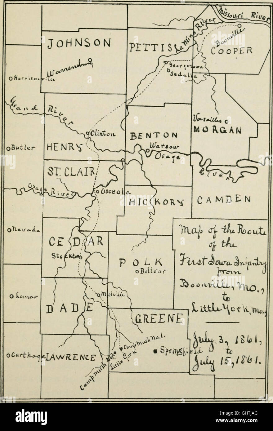 The Lyon Campaign in Missouri focuses on the First Iowa Infantry ...