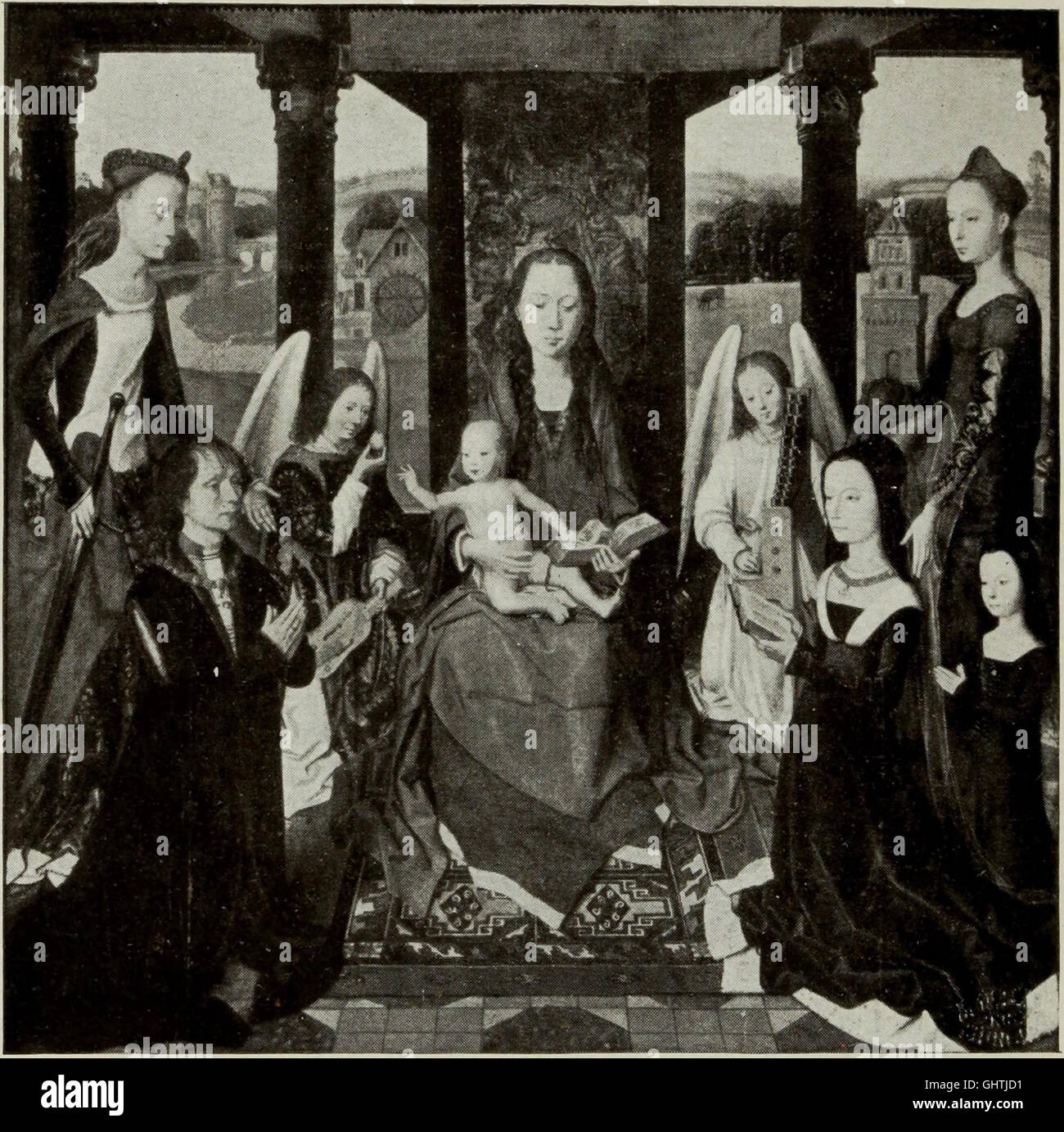 This collection showcases 60 reproductions of early Flemish paintings ...