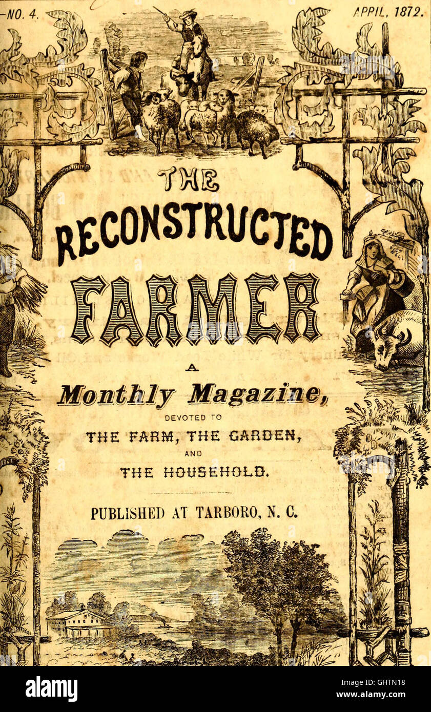 'The Reconstructed Farmer' (1872) is a serialized publication offering ...