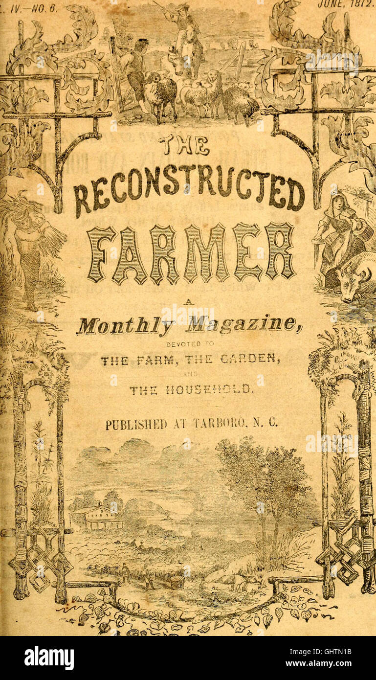 *The Reconstructed Farmer* (1872) is a serialized work discussing ...