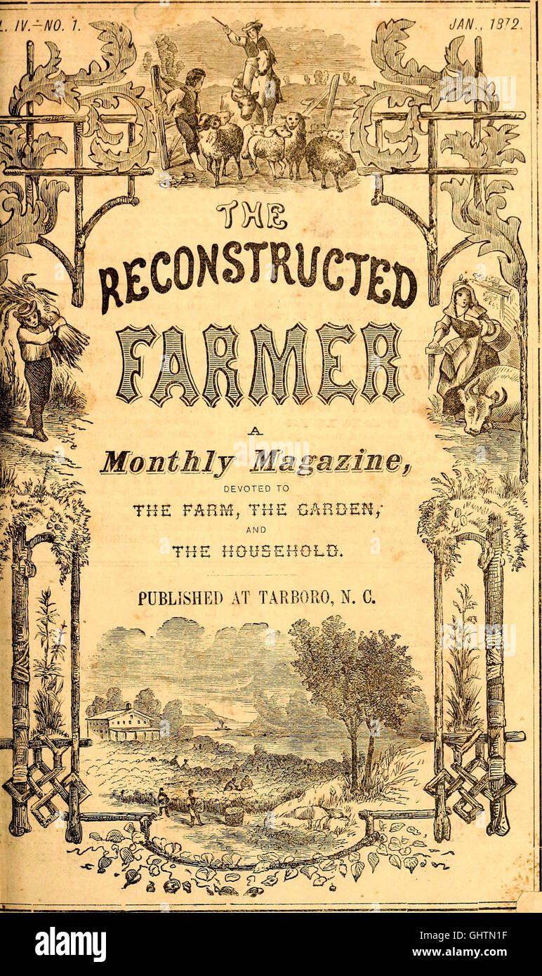 'The Reconstructed Farmer' (1872) is a serial publication providing ...
