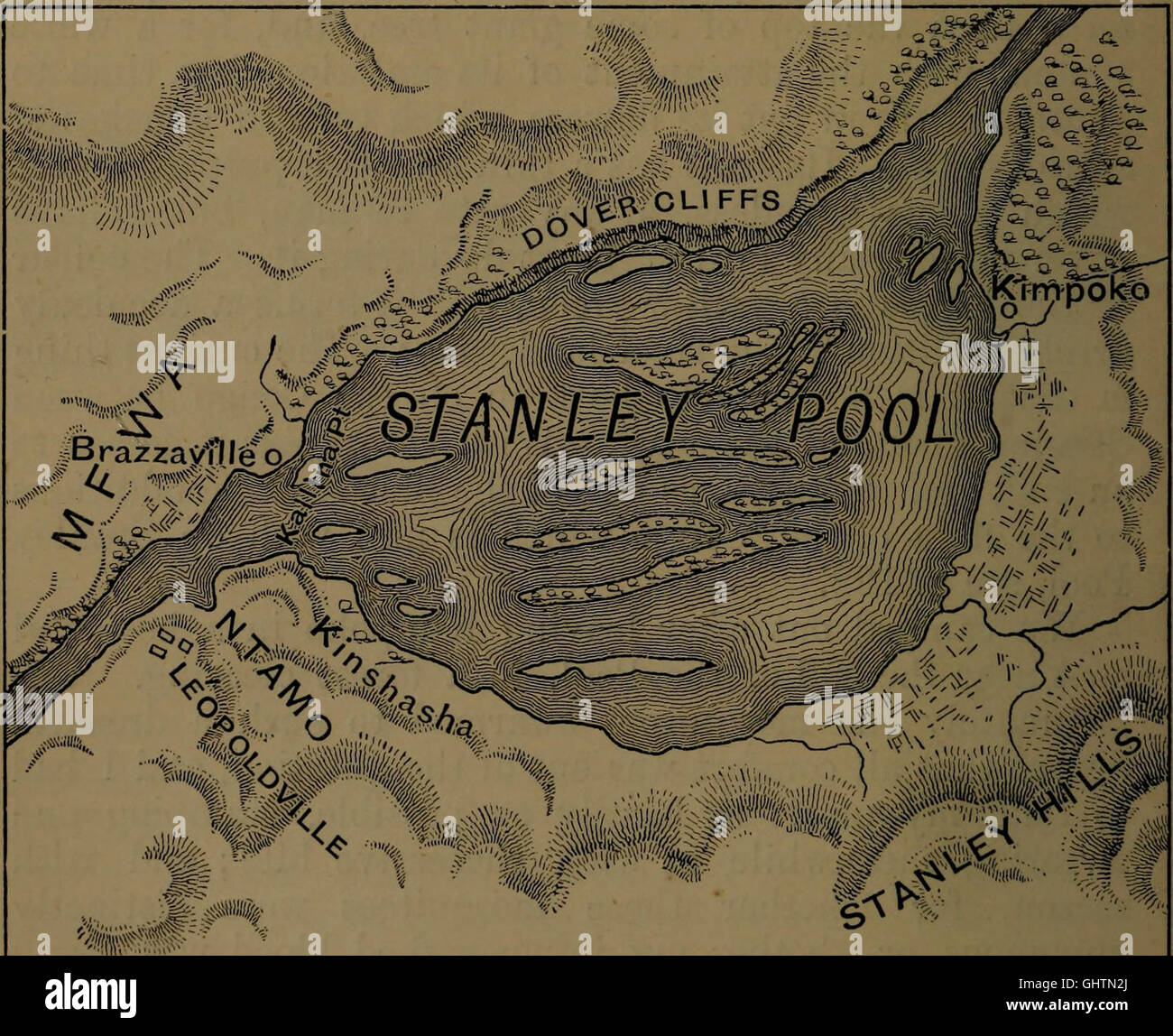 This work (1895) explores the River Congo, documenting its course from ...