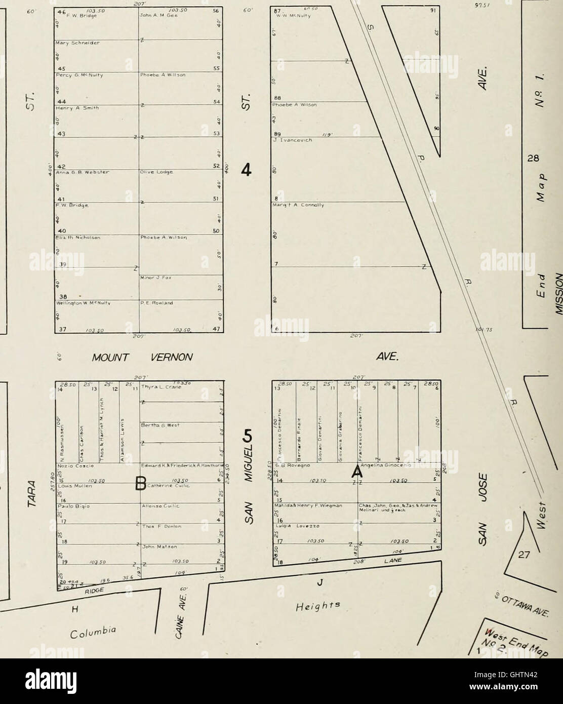 This block book provides detailed property maps and descriptions of ...