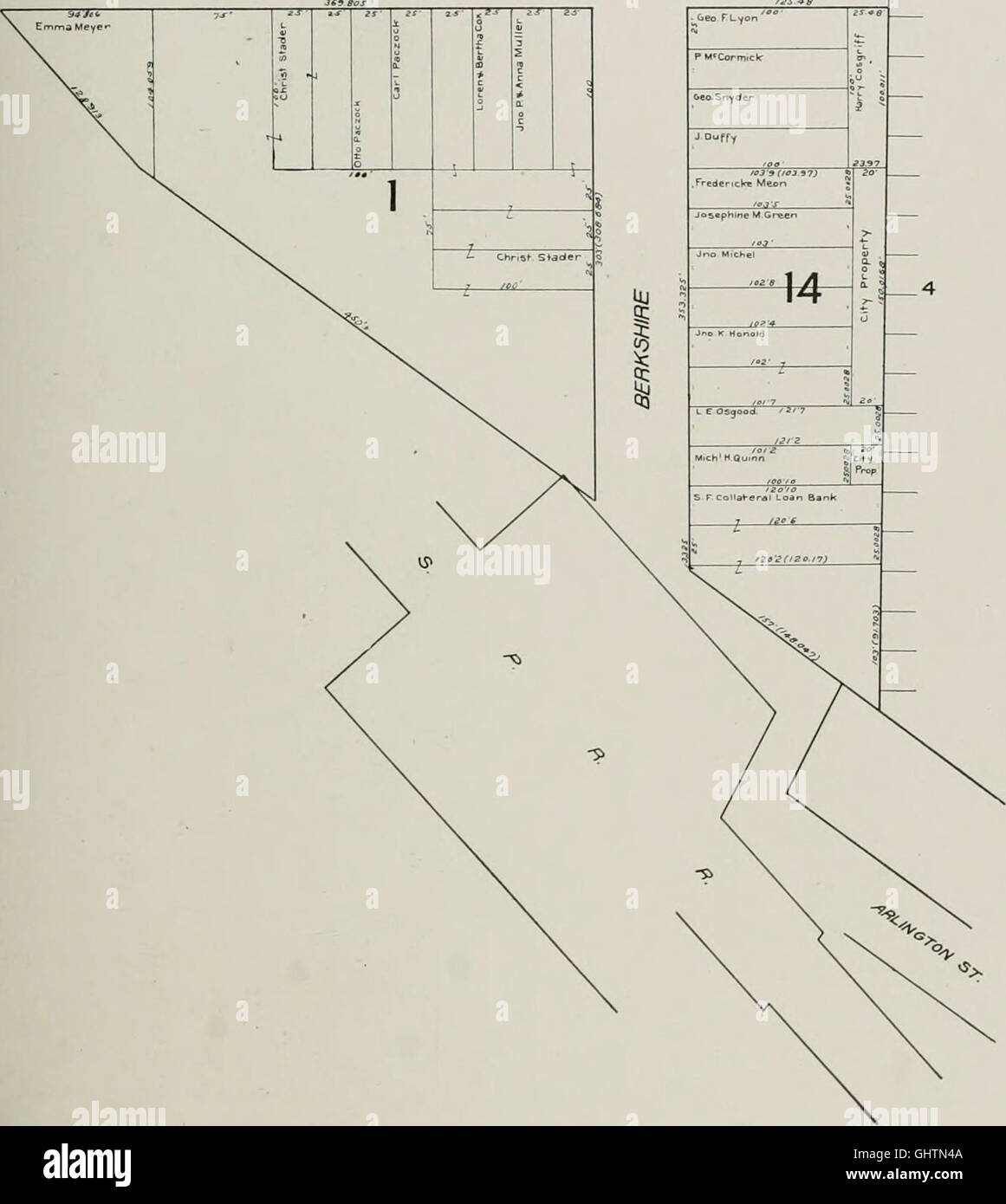 Historical block maps hi-res stock photography and images - Alamy