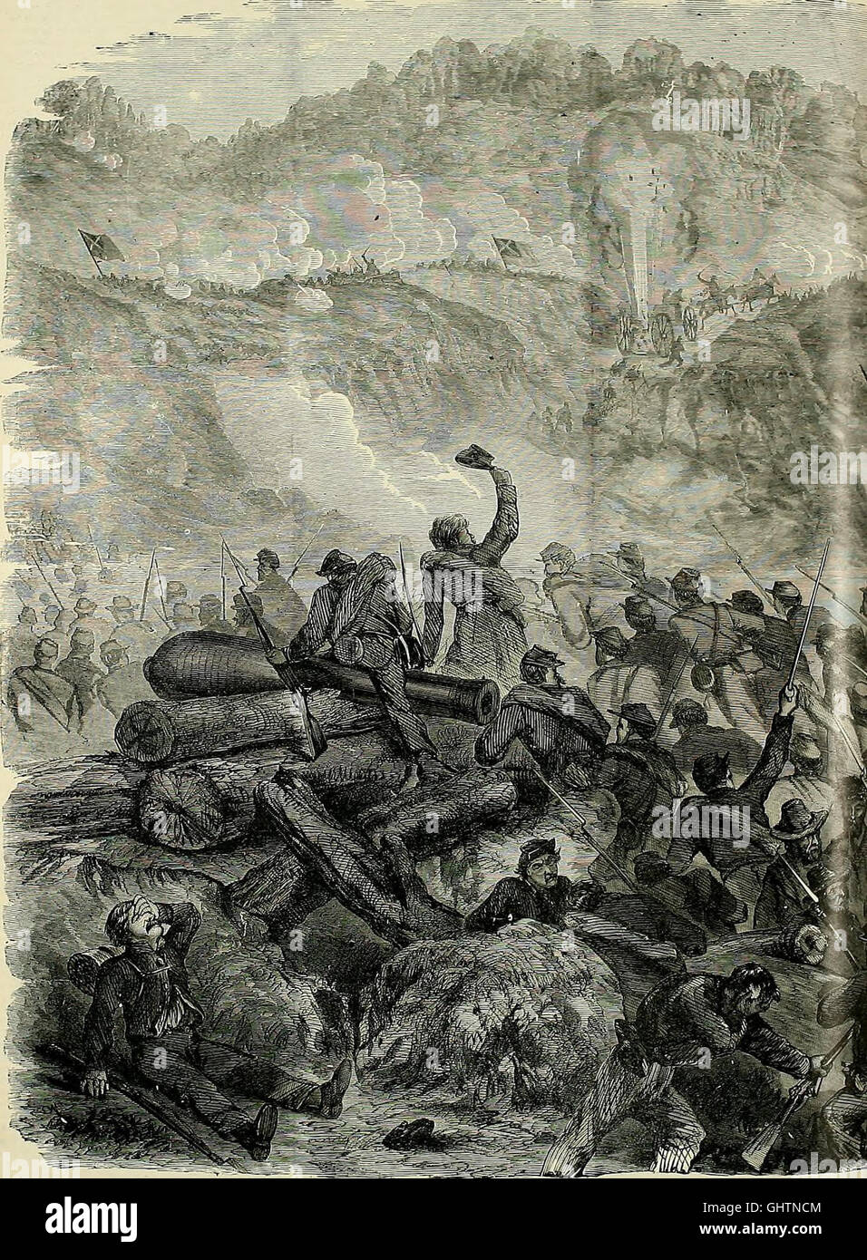 This pictorial history, published in the 1860s, captures the Civil War ...