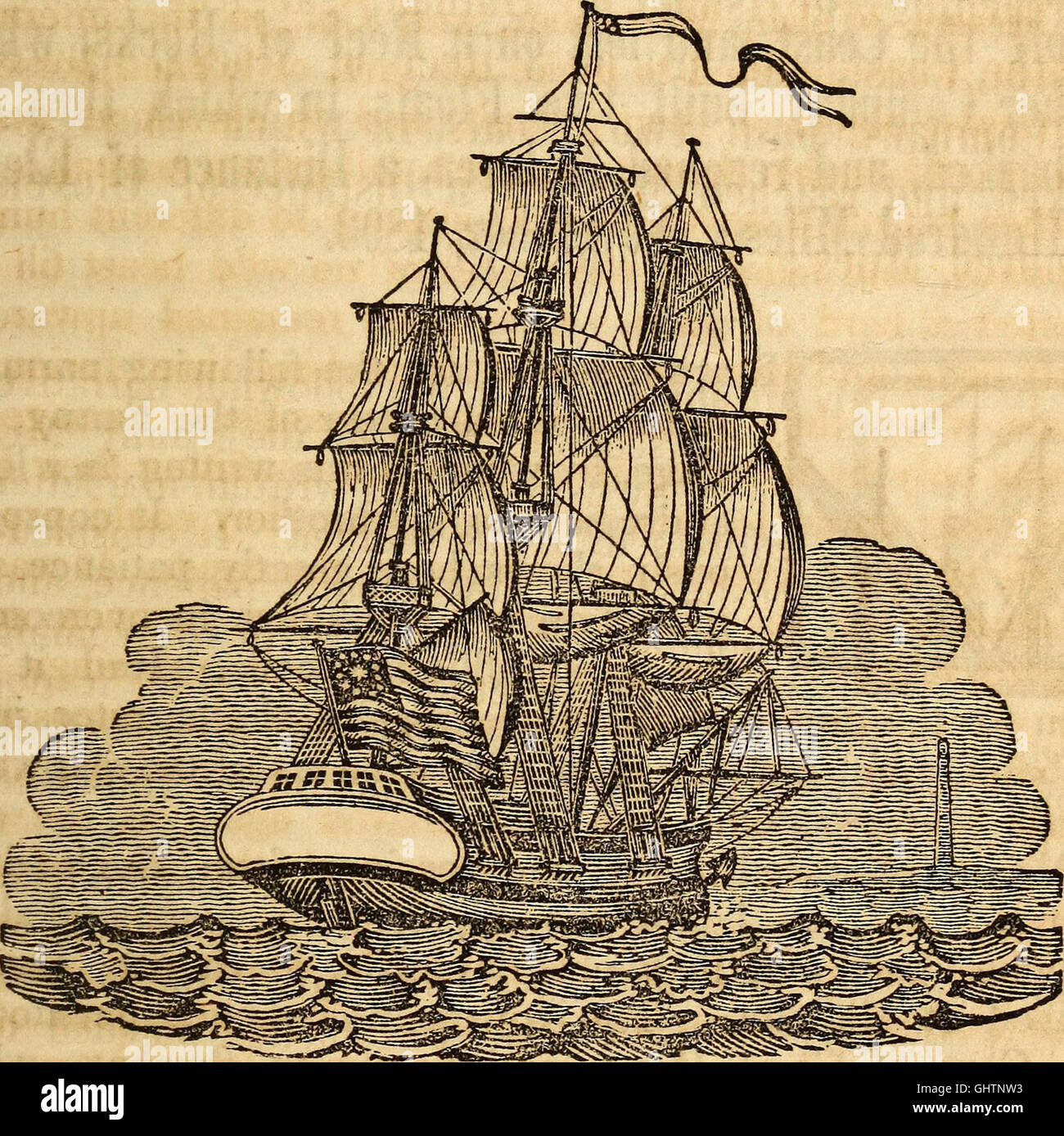 This 1848 work chronicles tragic events at sea, including shipwrecks ...