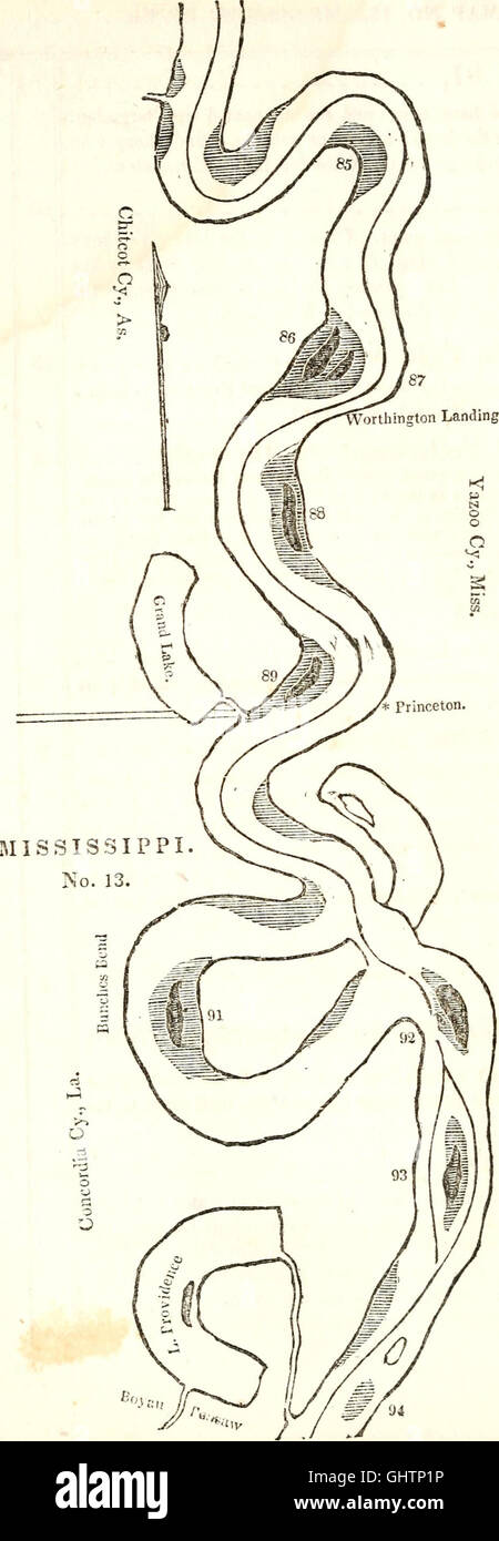 This historical navigation guide provides charts for the Ohio River and ...