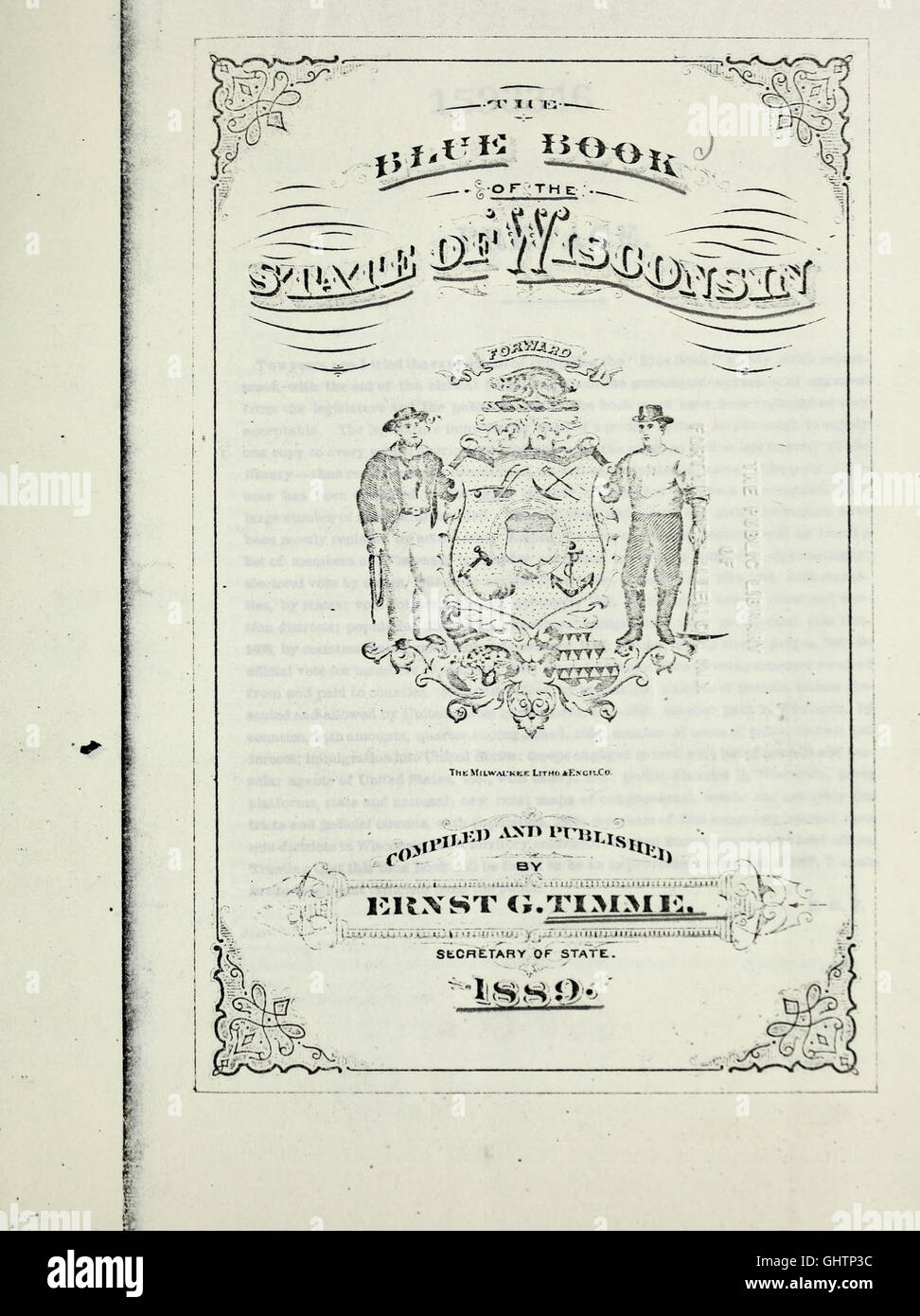 The 1889 Wisconsin Blue Book provides a comprehensive directory of ...