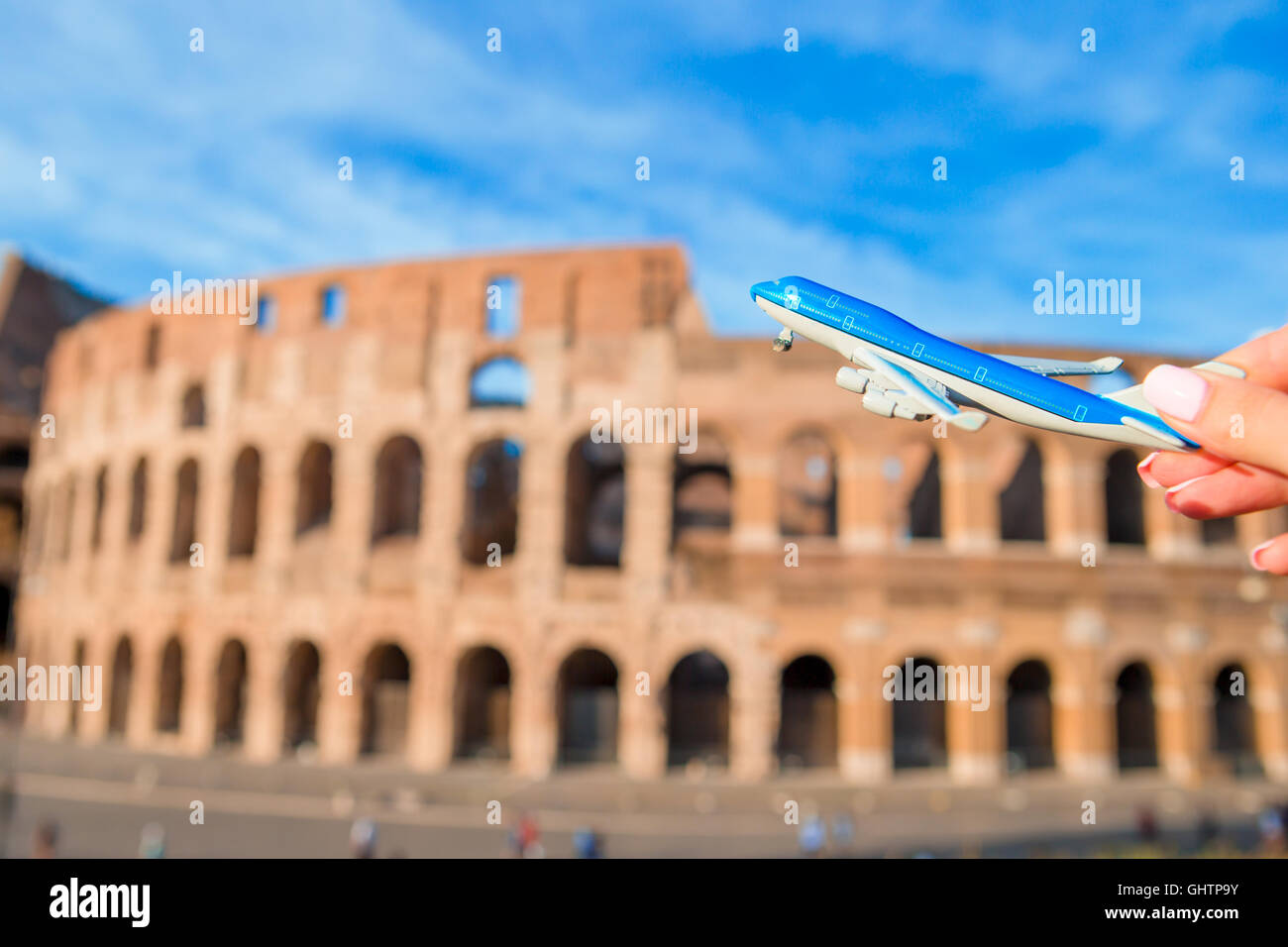 Small plane in flight italian hi-res stock photography and images - Alamy