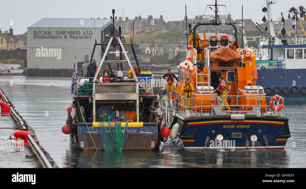 Moray, Scotland, UK. 10th August, 2016. This is the Fishing Boat, Lady ...